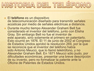 Invento del teléfono | PPTX