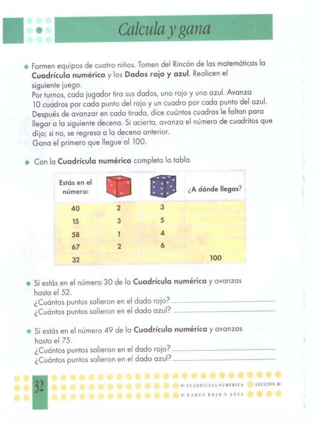 Matemáticas. segundo grado. plan 1993. | PDF