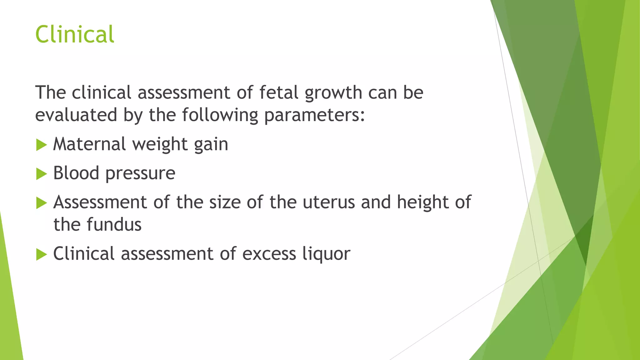 Matenal and fetal weebeing | PPTX