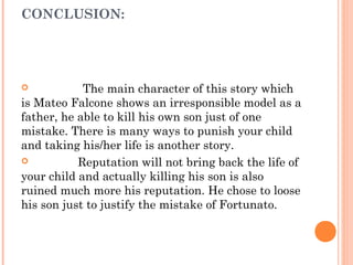 Mateo falcone(World Literature) | PPT