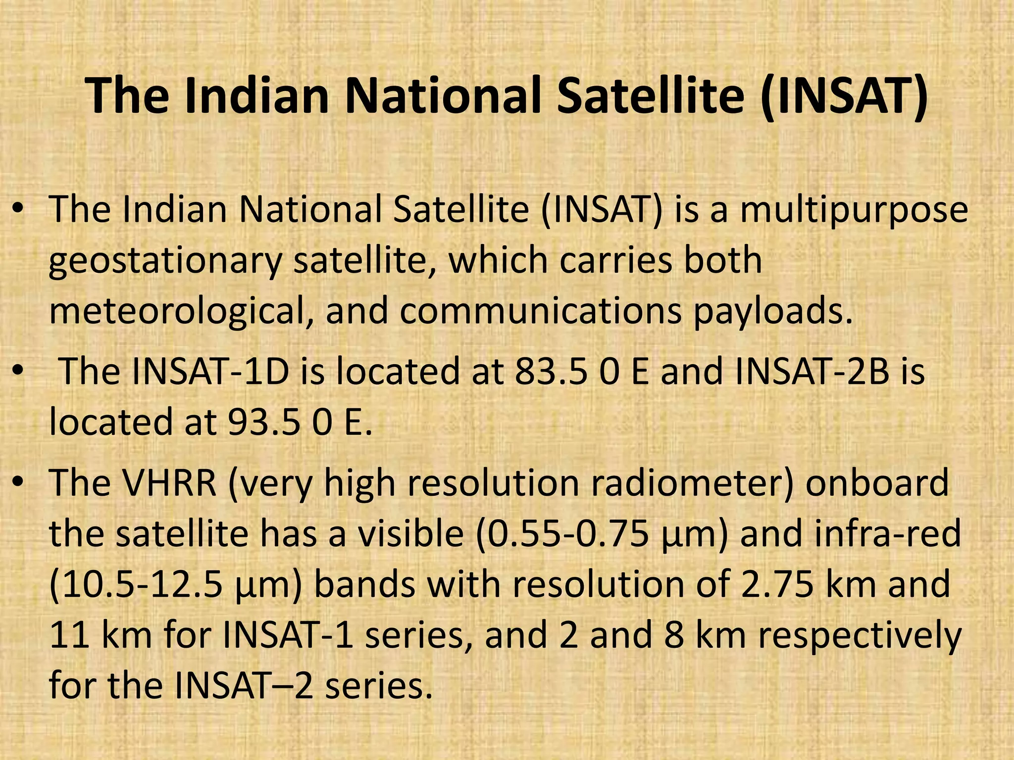 mateorological and ocean monitoring satellite (2).pptx | Geography ...