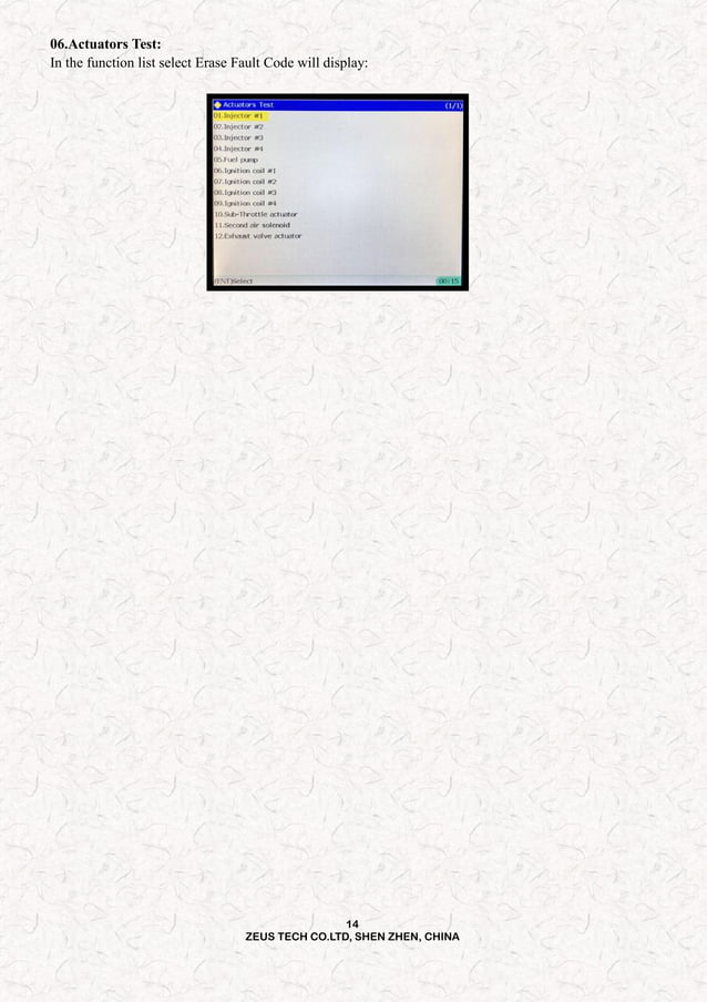 Master MST-3000 Motorcycle Diagnostic Scanner User manual | PDF