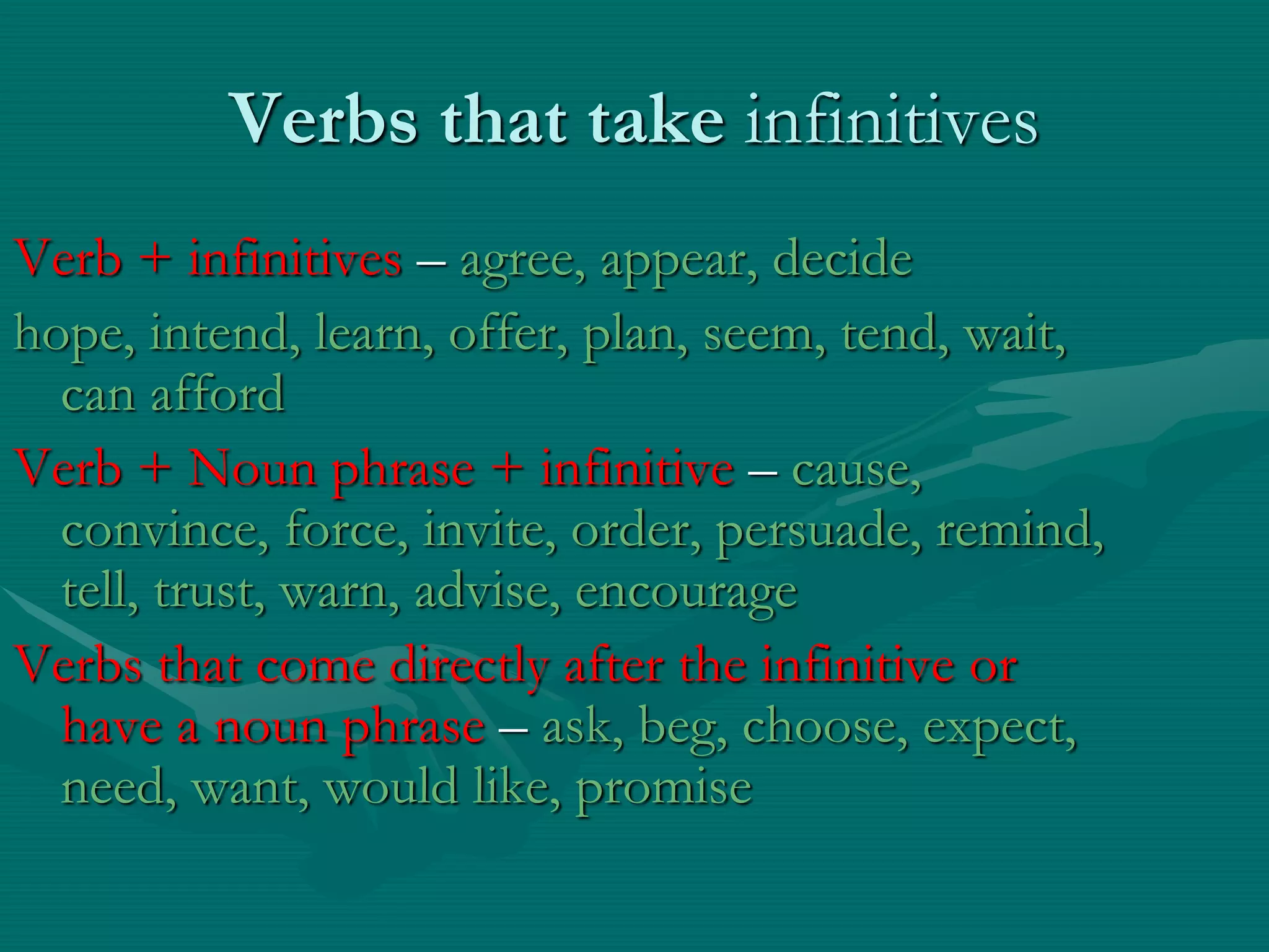GERUND AND TO INFINITIVE.ppt