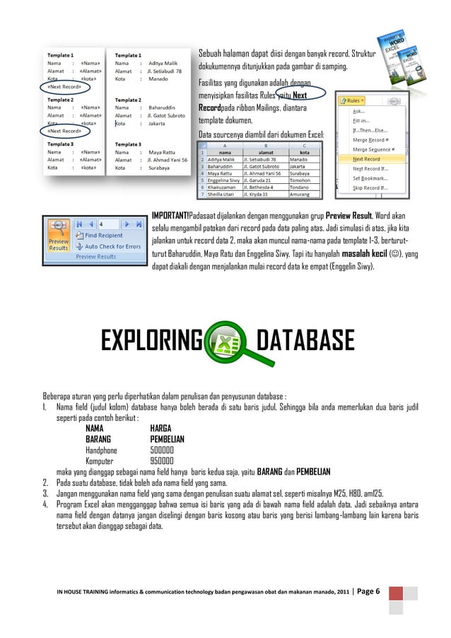 exploring Word 'n Excel: smart ways, smart documents | PDF