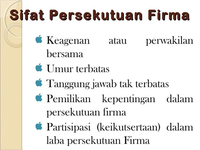 Persekutuan Firma | PPT