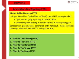Materi 1 Basic ftth network 20160209 | PPTX