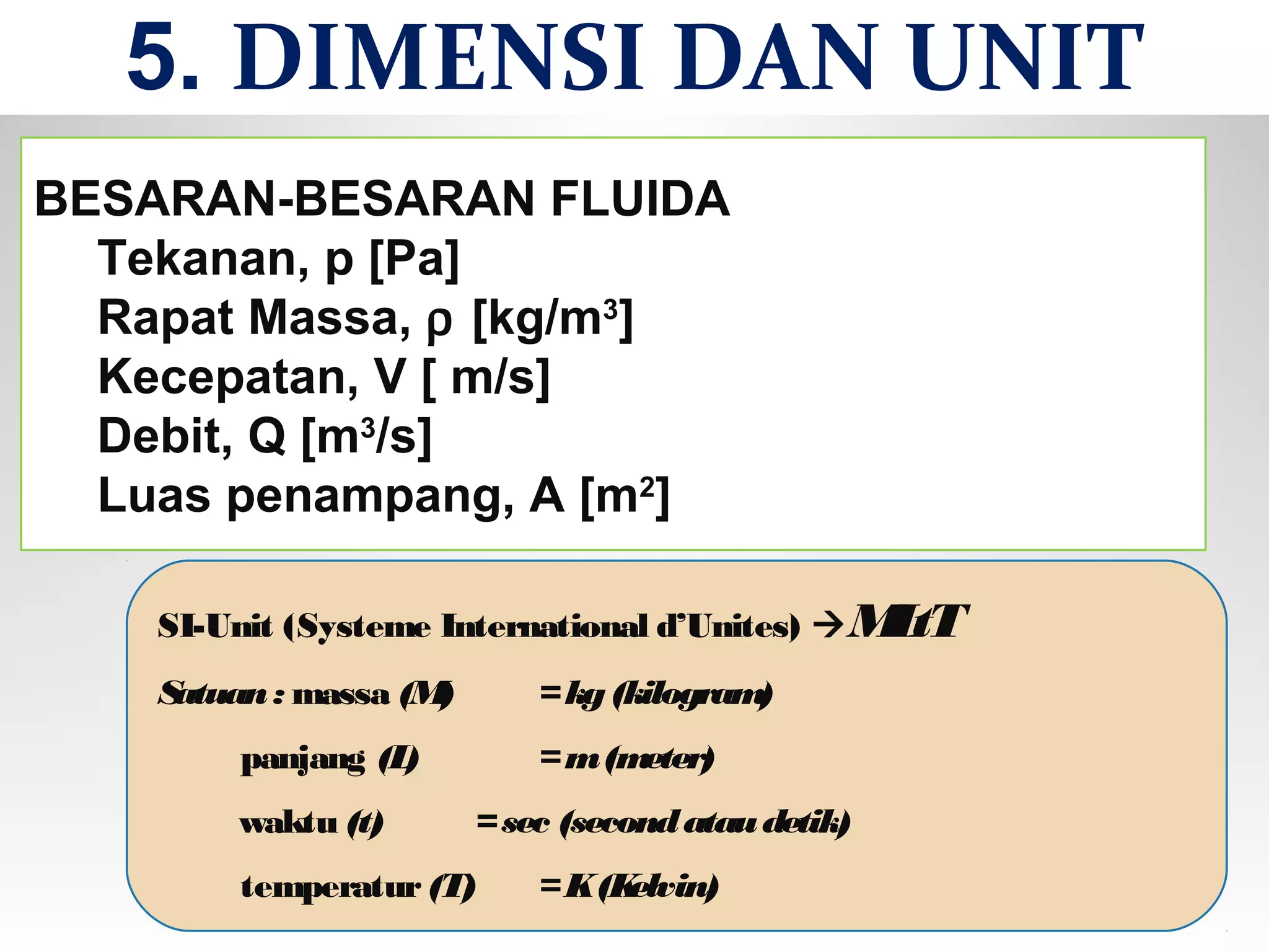 Materi 1 mekanika fluida 1 | PPT