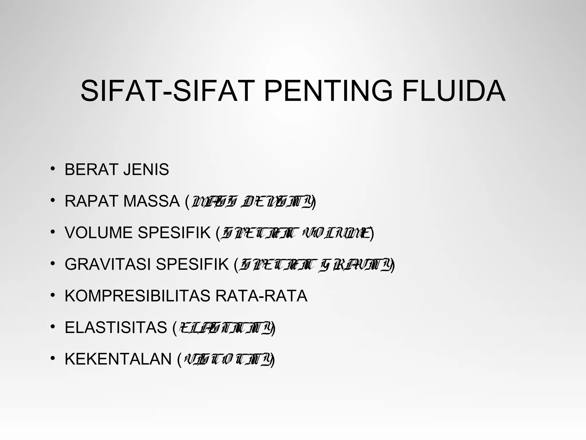 Materi 1 mekanika fluida 1 | PPT