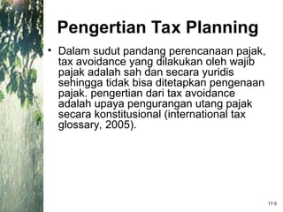 MATERI-2-KONSEP-PERENCANAAN-PAJAK tax planning | PPT