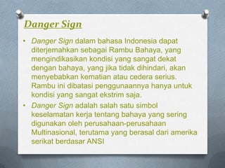 Materi k3 prosedur keselamatan kerja dan simbol bahaya | PPTX