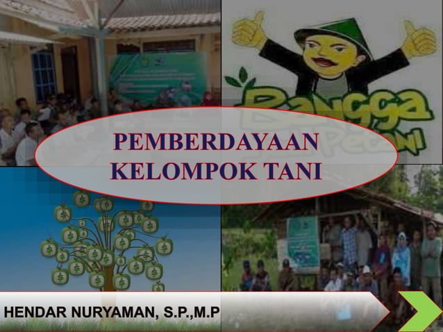 MATERI pemberdayaan kelompok tani di indonesia | PPTX