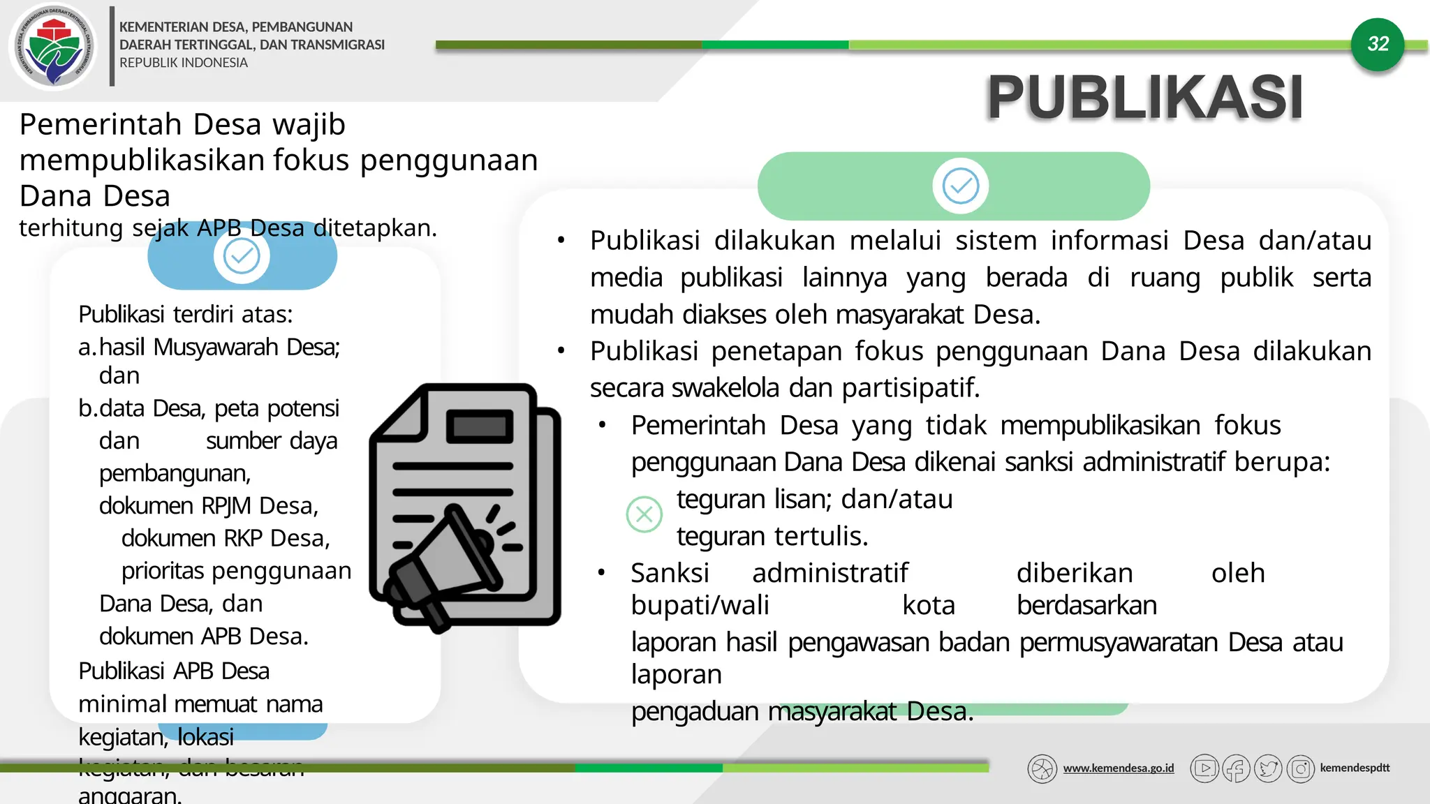 Materi . Permendes No13 Tahun 2023 Tentang Petunjuk Operasional Atas ...