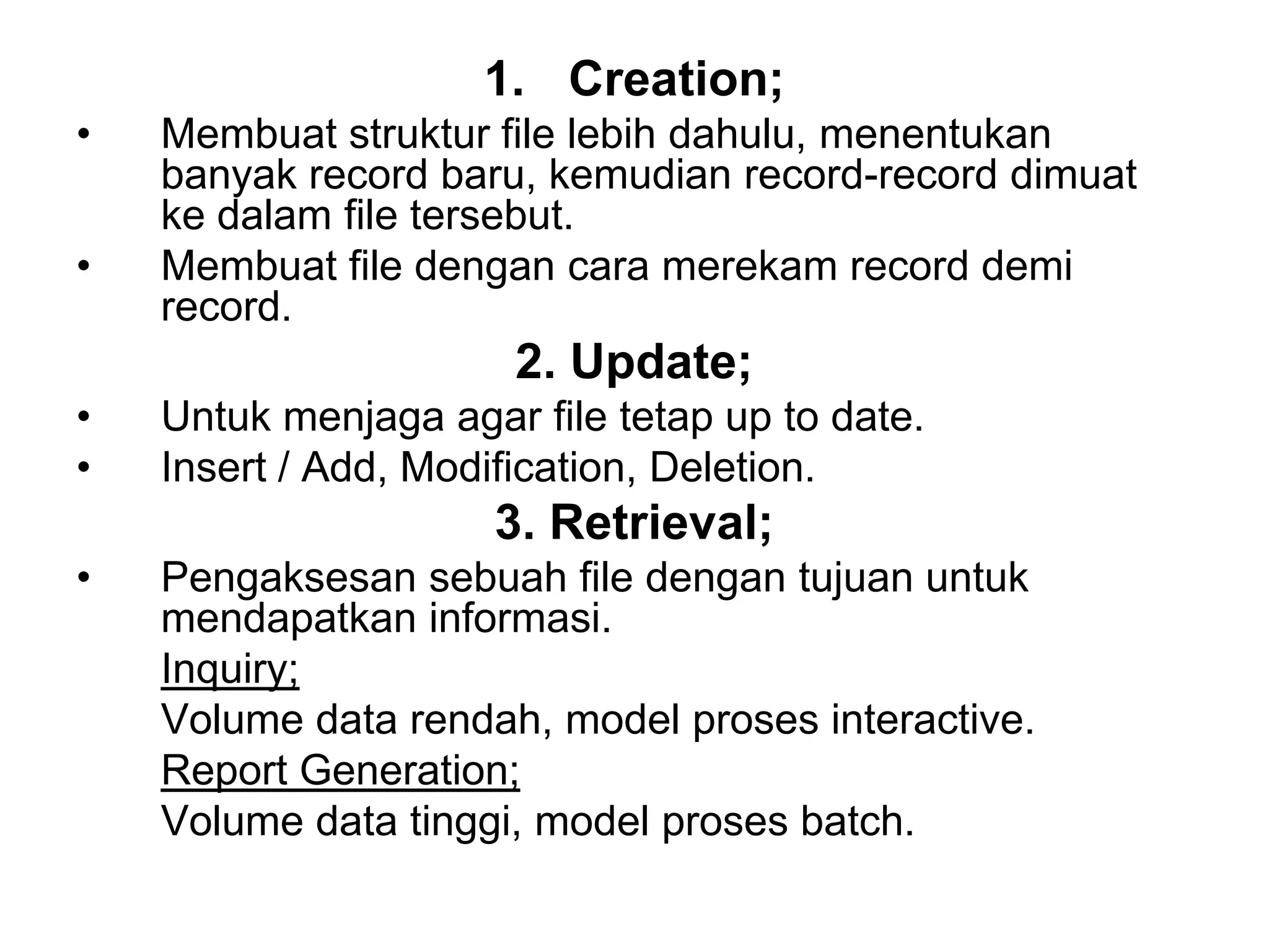 Pengantar Sistem Berkas (Lanjutan) | PPT