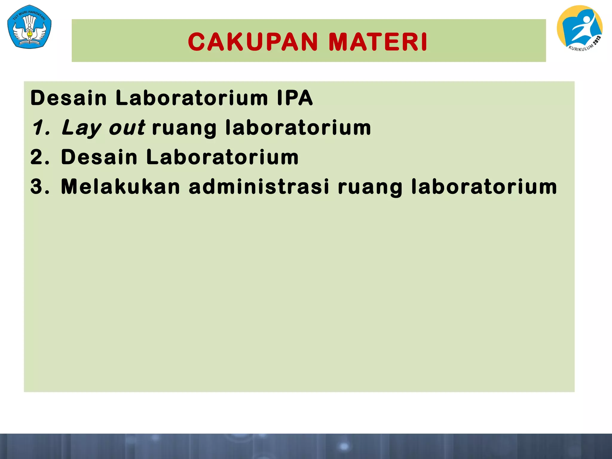 Desain Laboratorium | PPT