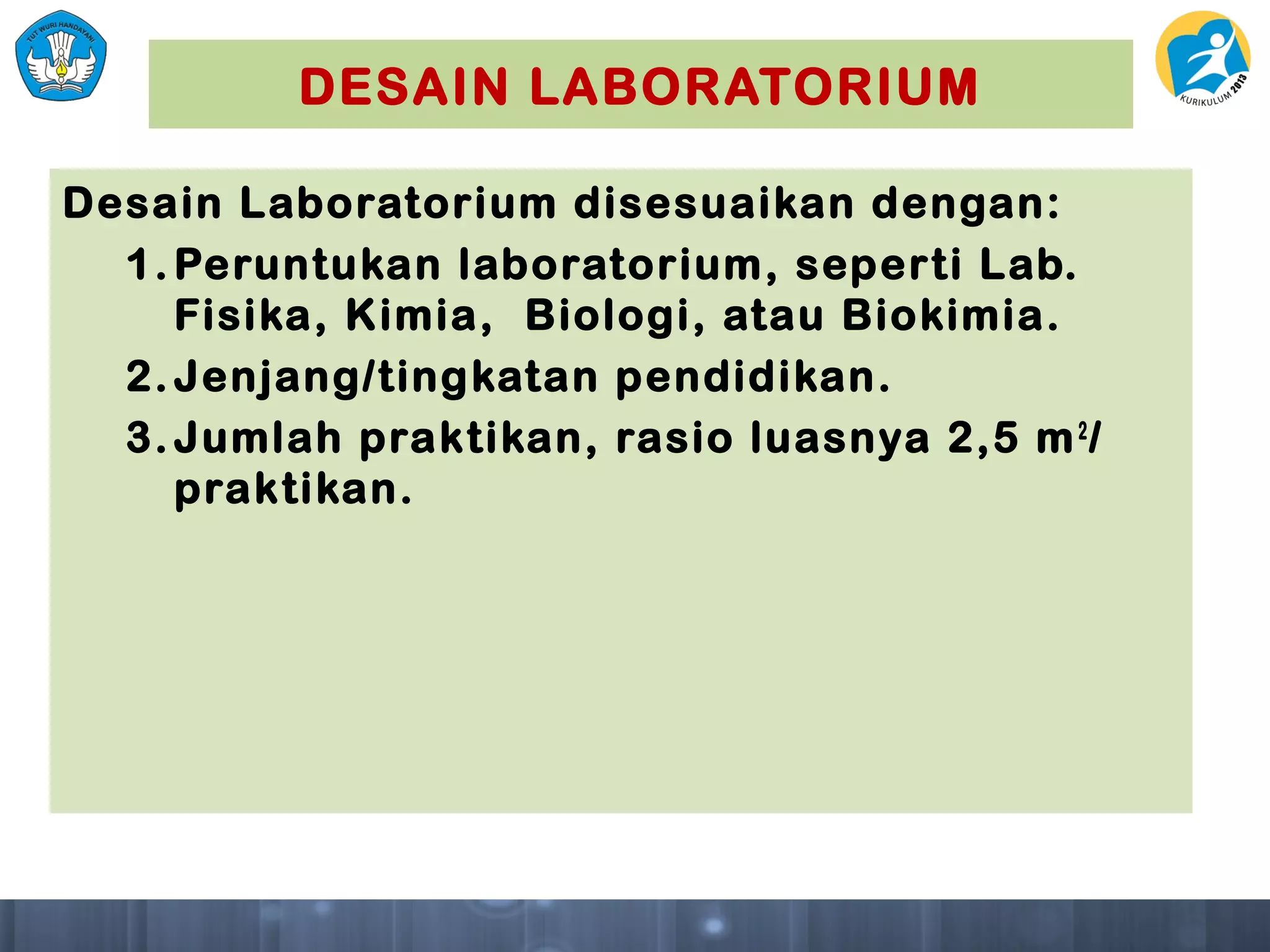 Desain Laboratorium | PPT