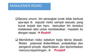 Materi 4-manajemen resiko ti | PPTX