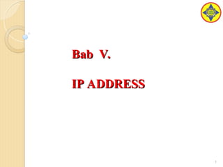 IP address adalah alamat yang diberikan pada jaringan komputer dan ...