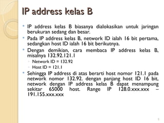 IP address adalah alamat yang diberikan pada jaringan komputer dan ...