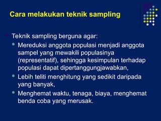 TINGKAT KESALAHAN SAMPLE-teknik menghitung besarnya sampel.ppt