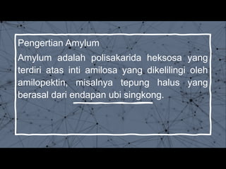 MATERI- AMYLUM ( pati ) mengandung karbohidrat | PPT