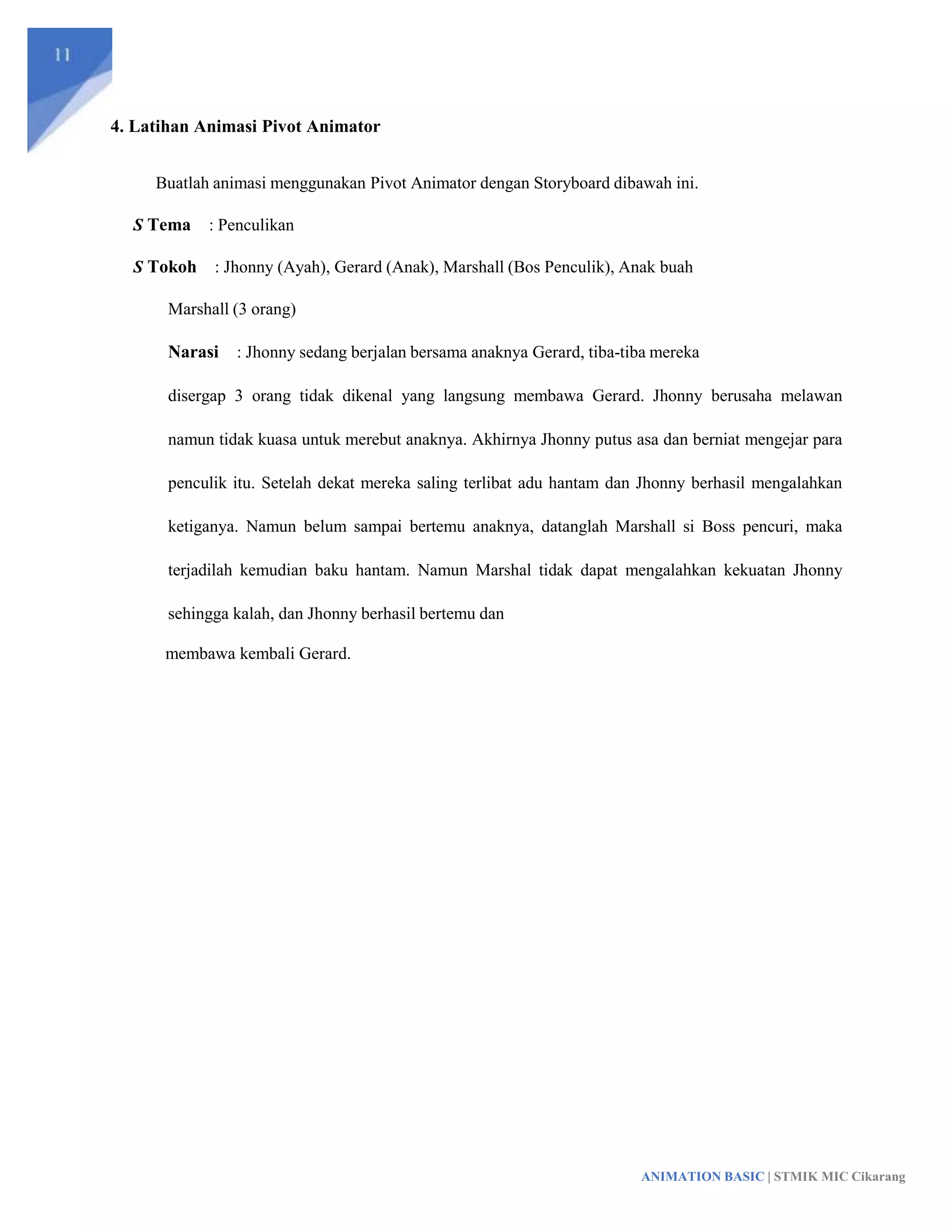 Materi Animasi Flash - Chapter 1 | PDF