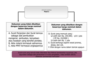 Materi bea-materai | PPT