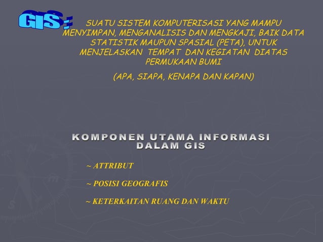 Materi Belajar GIS | PPT