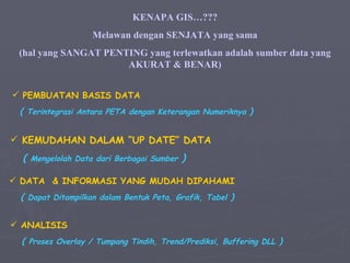 Materi Belajar GIS | PPT