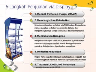Teori Display Komunikasi Pemasaran | PDF