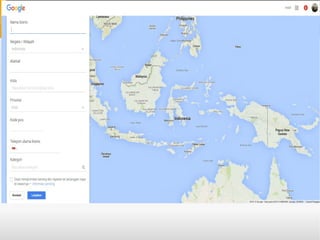 Cara Daftar Google Map | PDF
