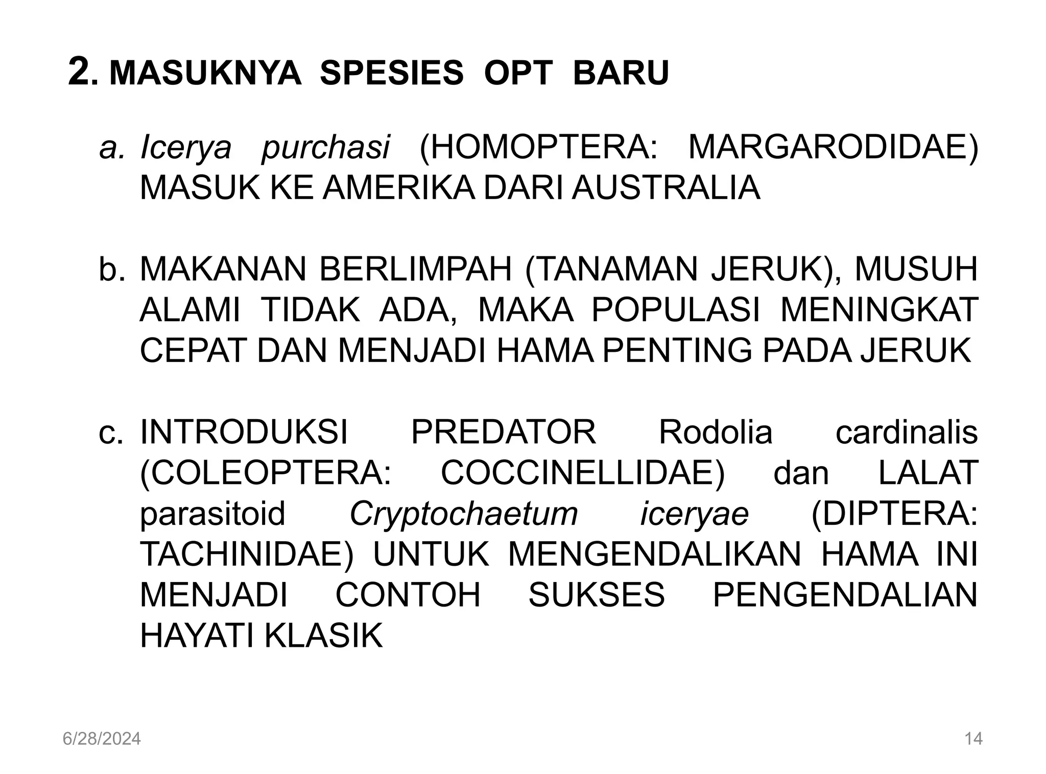 MATERI-I ppt pengendalian hama tanaman bahan kuliah | PPT