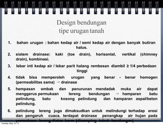 Materi ii-tipe-bendungan-urugan | PPTX
