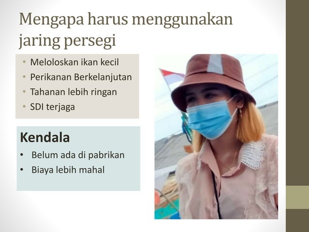 Materi - Jaring Tarik Berkantong untuk nelayan | PPTX