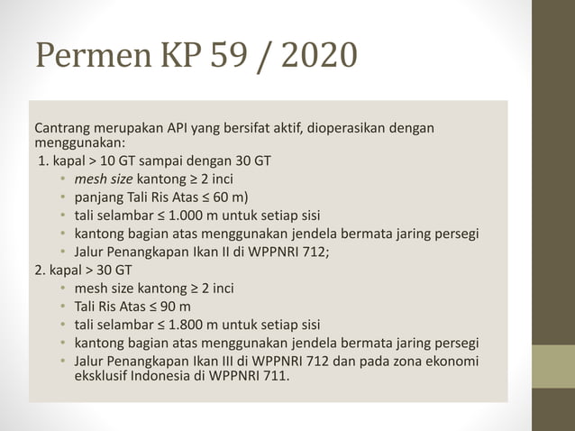 Materi - Jaring Tarik Berkantong untuk nelayan | PPTX