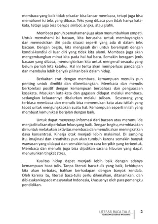 Materi literasi-baca-tulis | PDF