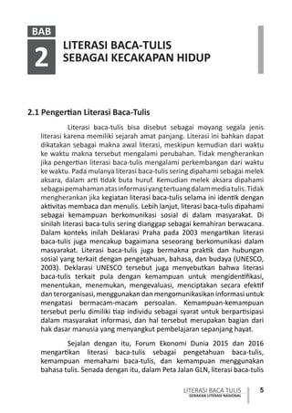 Materi literasi-baca-tulis | PDF