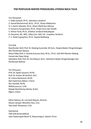 Materi literasi-baca-tulis | PDF