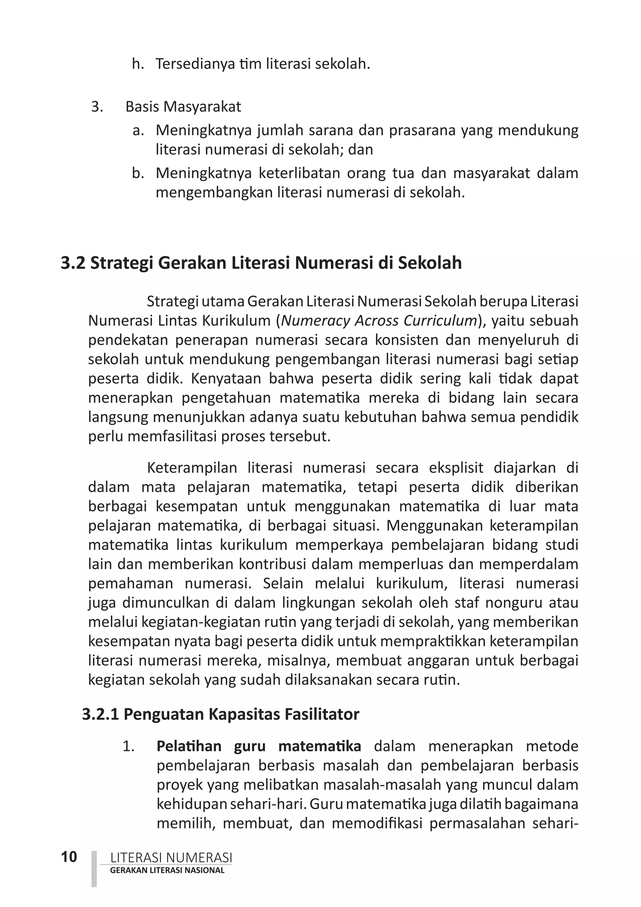 Materi literasi-numerasi | PDF