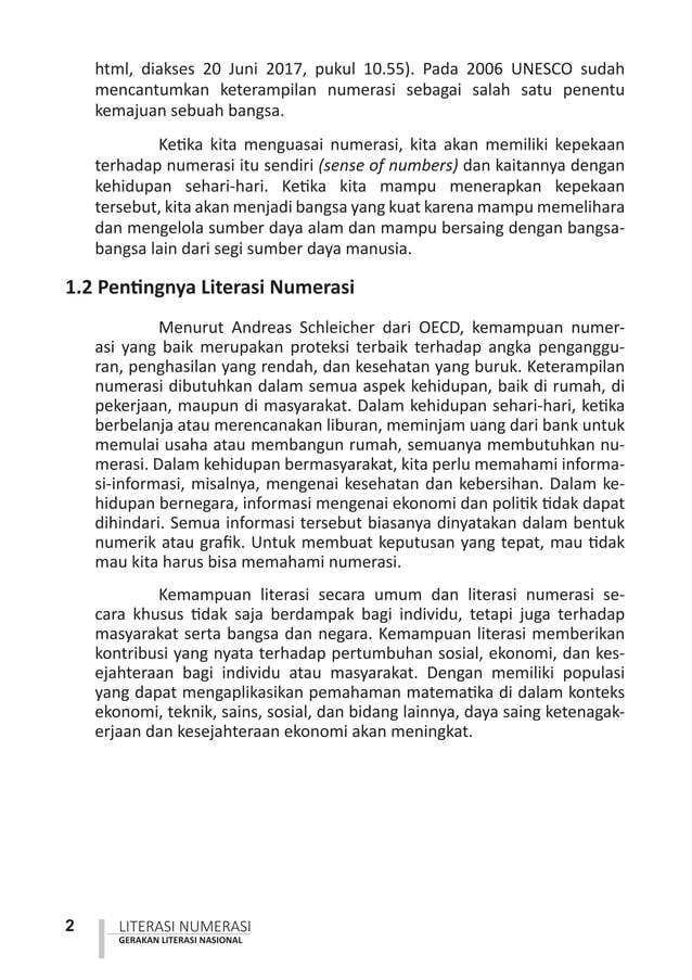 Materi literasi-numerasi | PDF