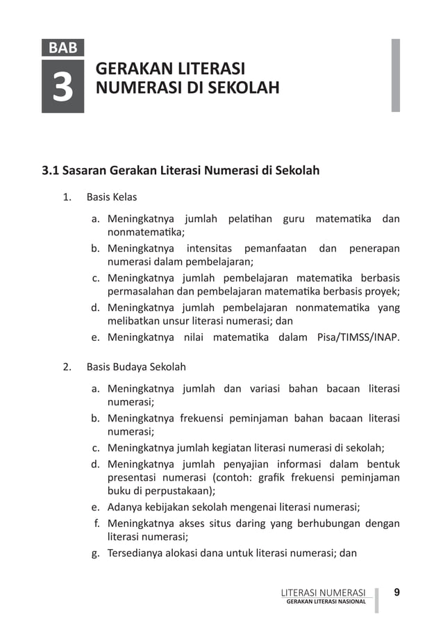 Materi literasi-numerasi | PDF
