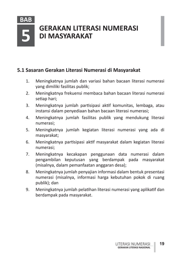Materi literasi-numerasi | PDF