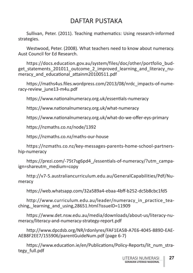 Materi literasi-numerasi | PDF