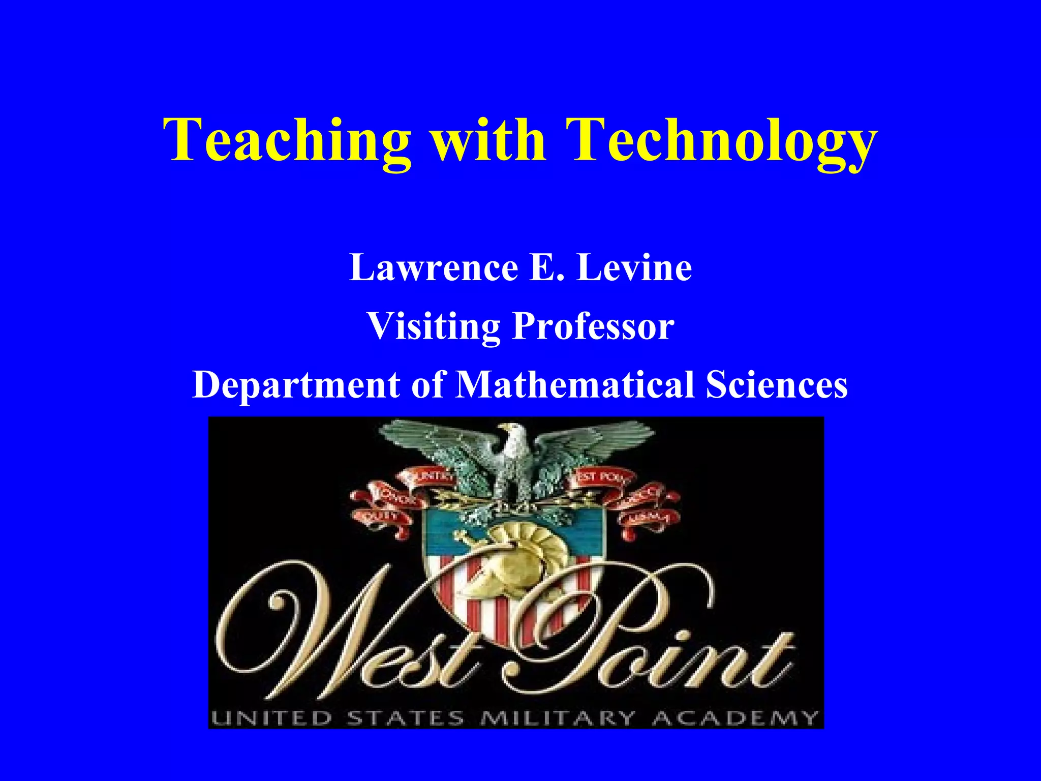 Materi math teaching-with_technology | PPT