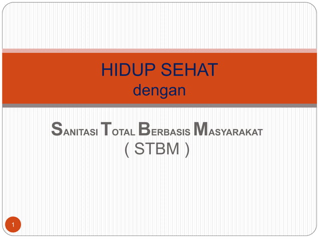 Materi penyuluhan-stbm-editan | PPTX