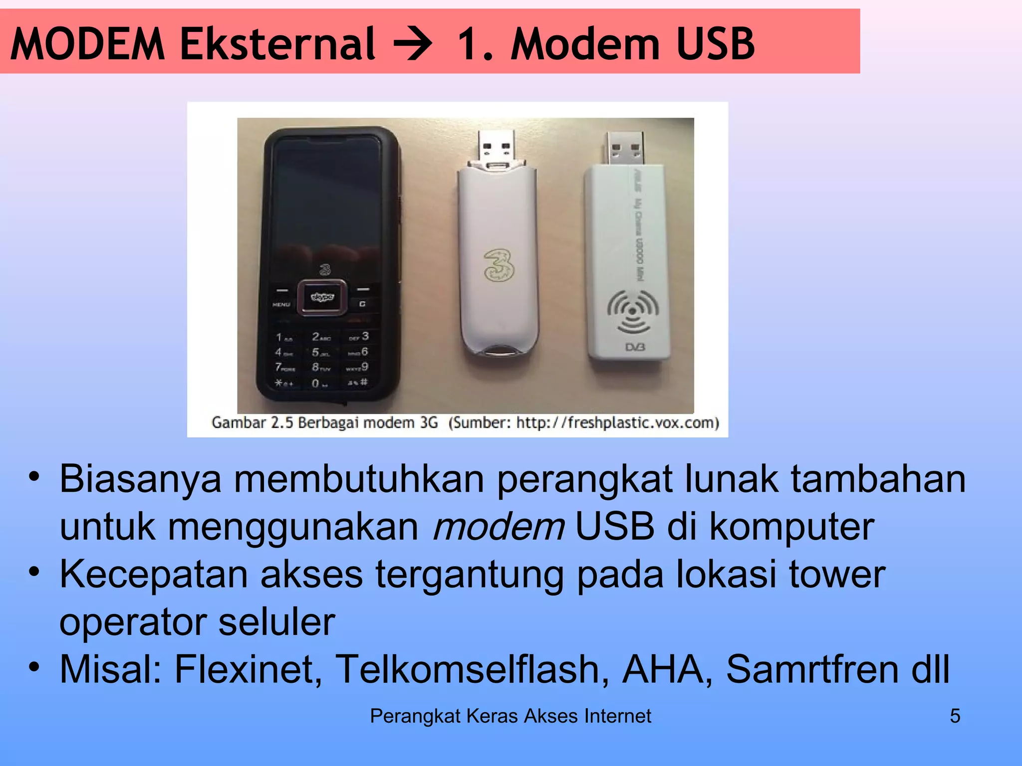 Materi perangkat keras internet | PPT