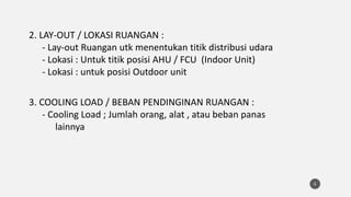 MATERI - PERENCANAAN SISTEM TATA UDARA.pptx