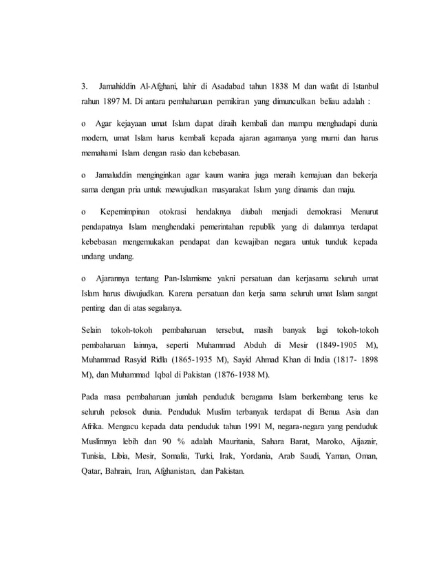 Materi perkembangan-islam-pada-masa-modern | PDF