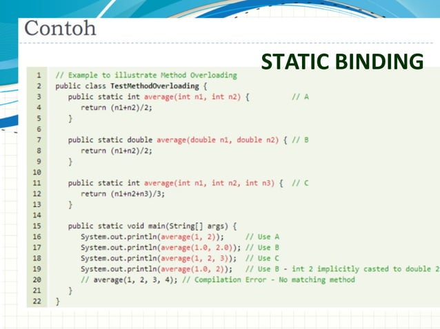 Materi pertemuan-4-overloading objek | PPT