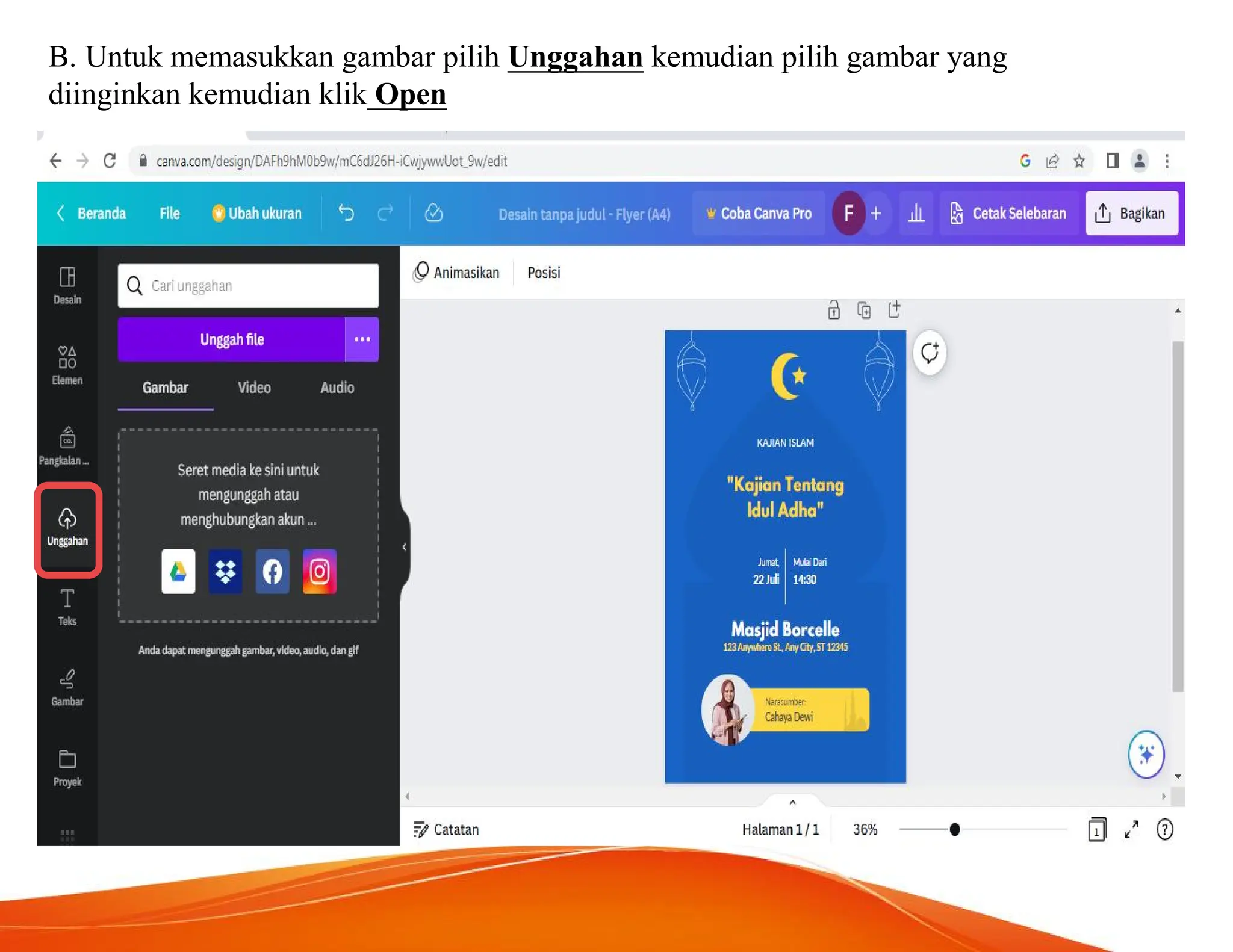 Materi pelatihan canva membuat desain dengan canva | PDF