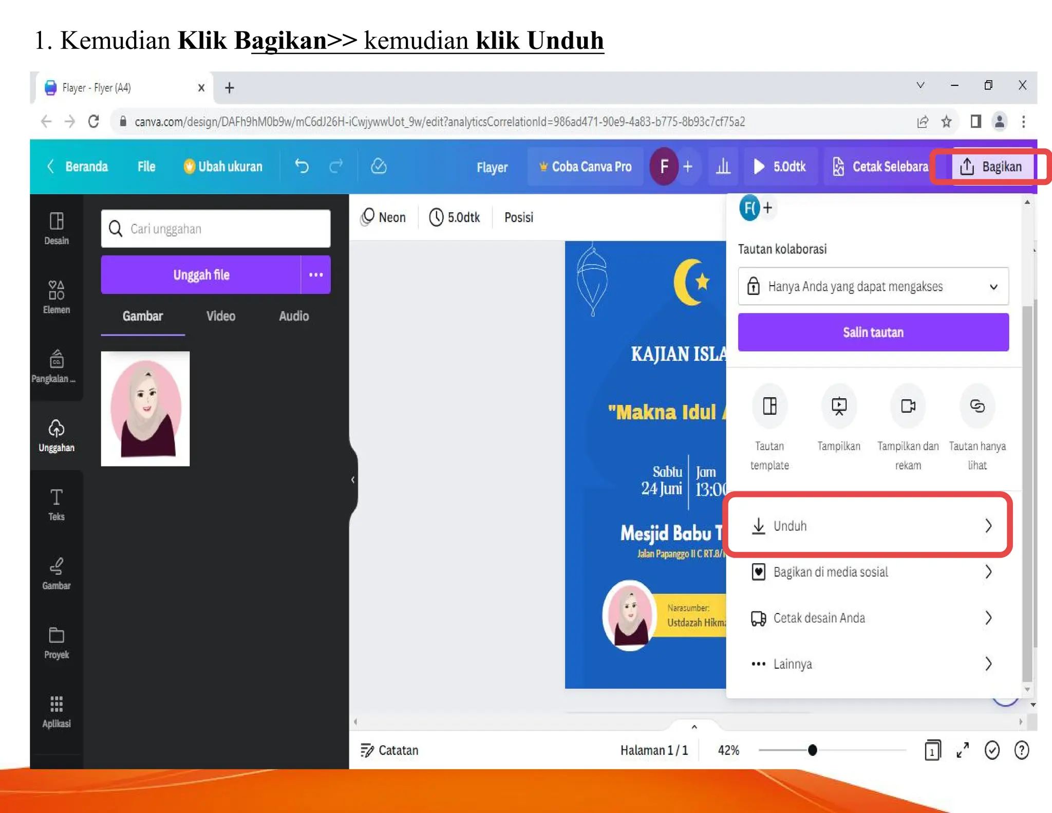 Materi pelatihan canva membuat desain dengan canva | PDF